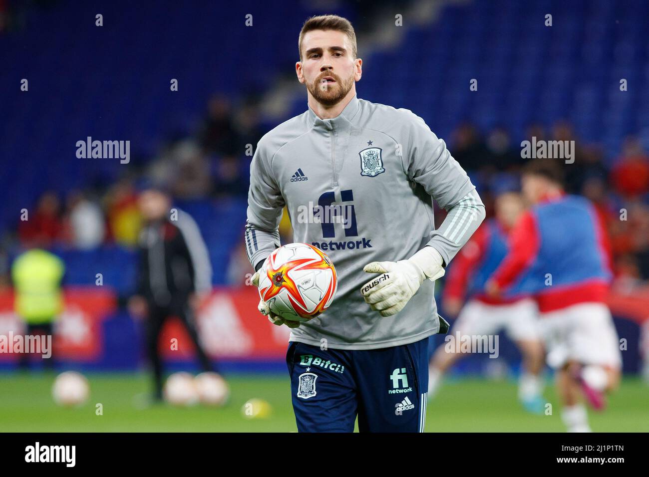 Unai Simon of Spain during the International Friendly match between ...