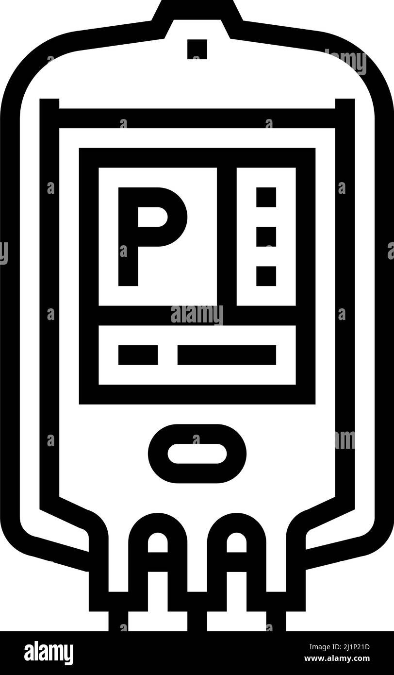 plasma packaging line icon vector illustration Stock Vector Image & Art ...