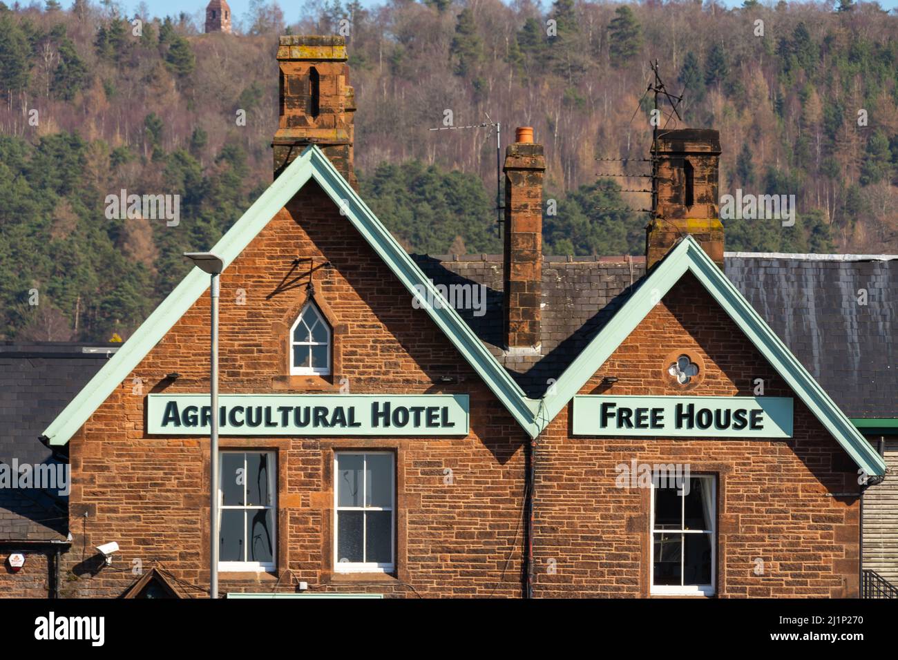 Penrith, England - United Kingdom - March 19th, 2022: Exterior of old ...
