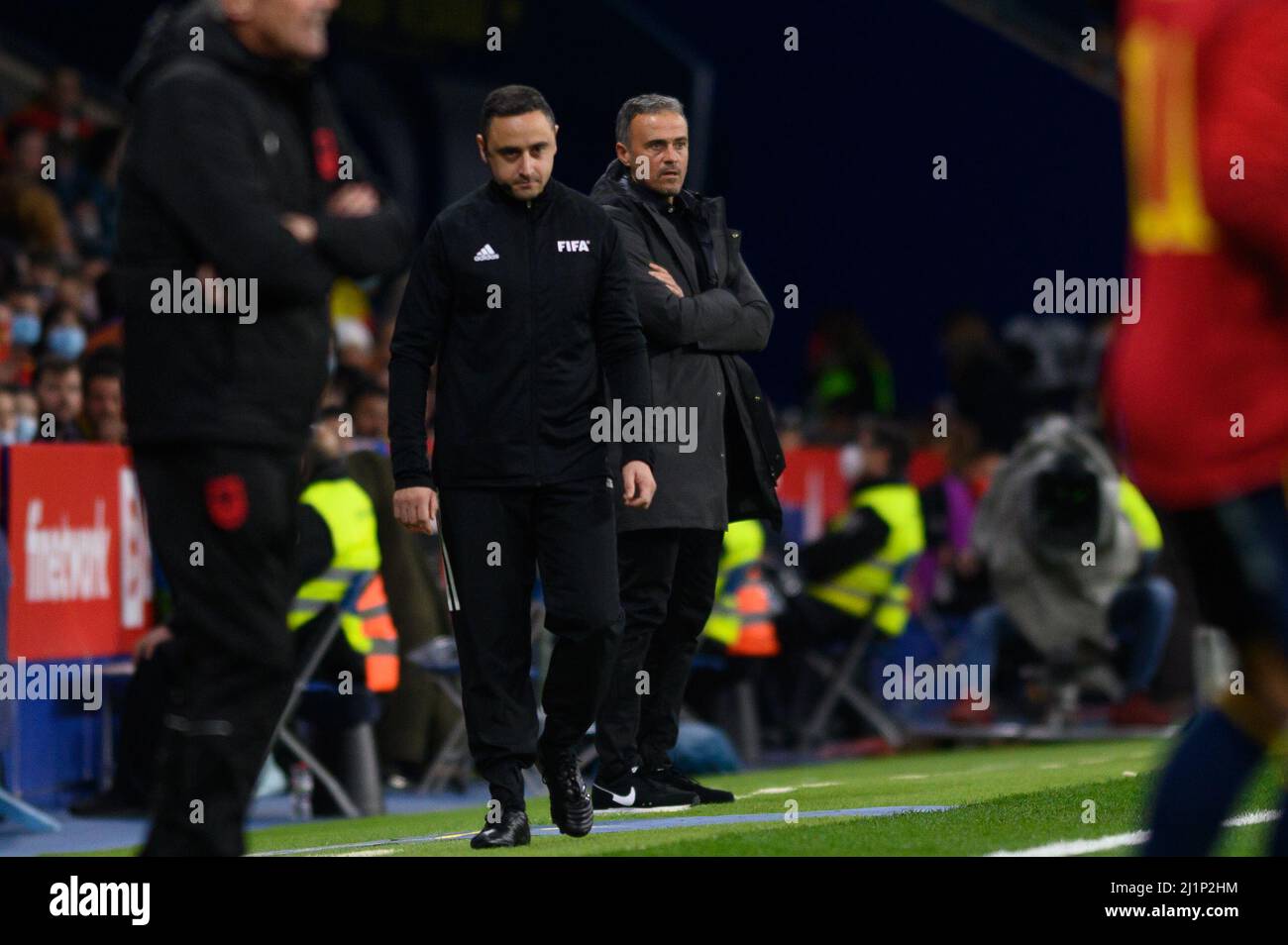 Luis Enrique of Spain during the International Friendly match between ...
