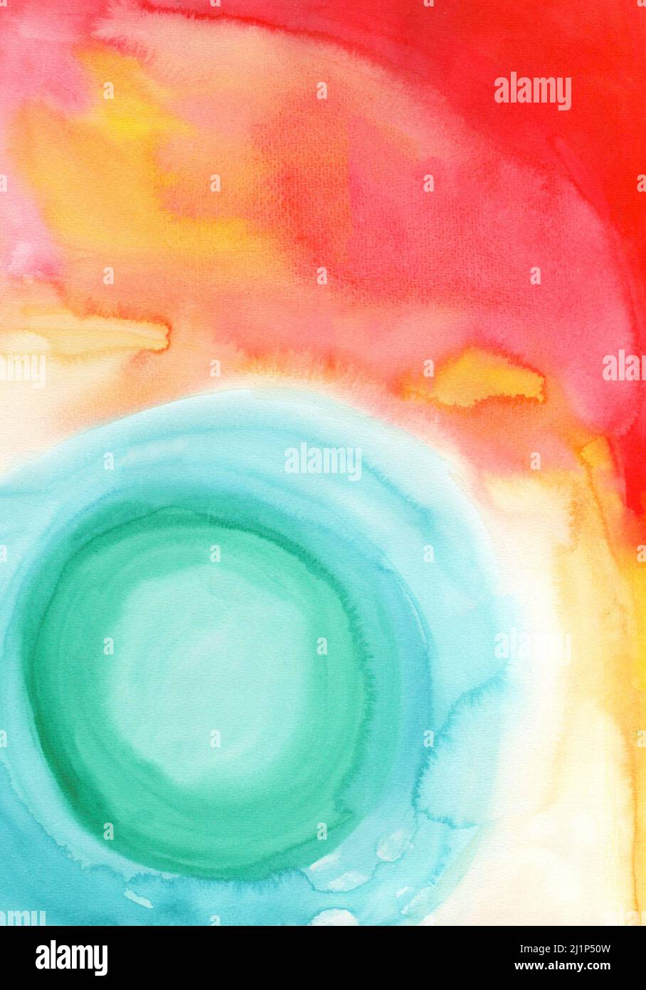 Hand painted colorful texture. Decorative paper template. Design ...