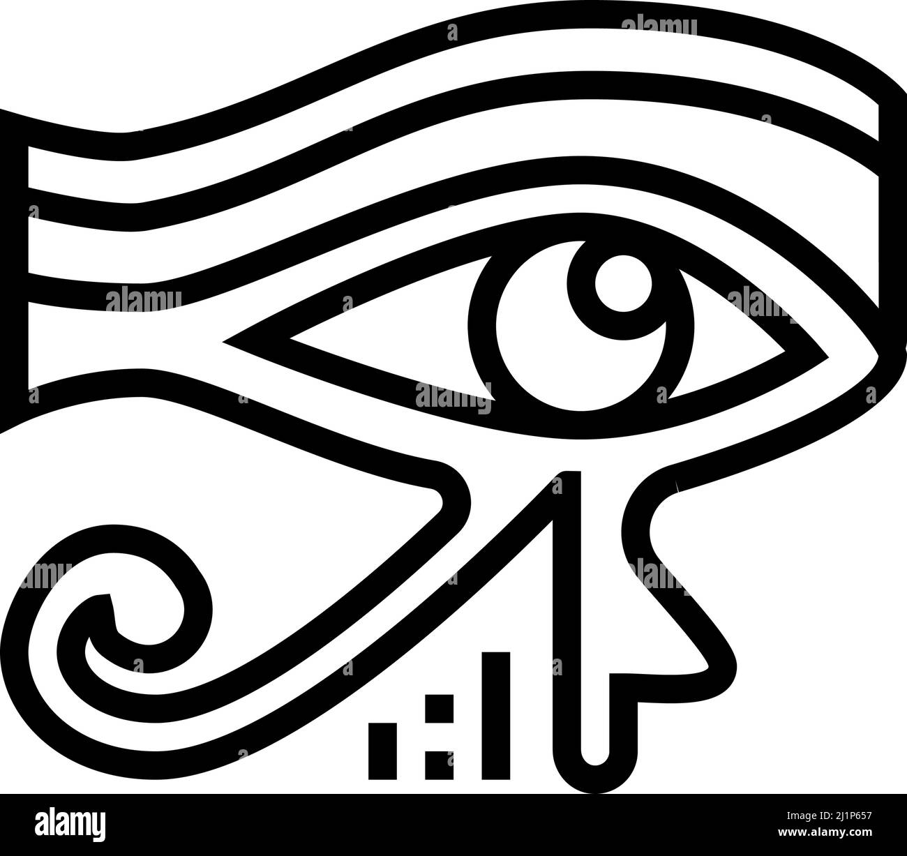 eye egypt line icon vector illustration Stock Vector Image & Art - Alamy