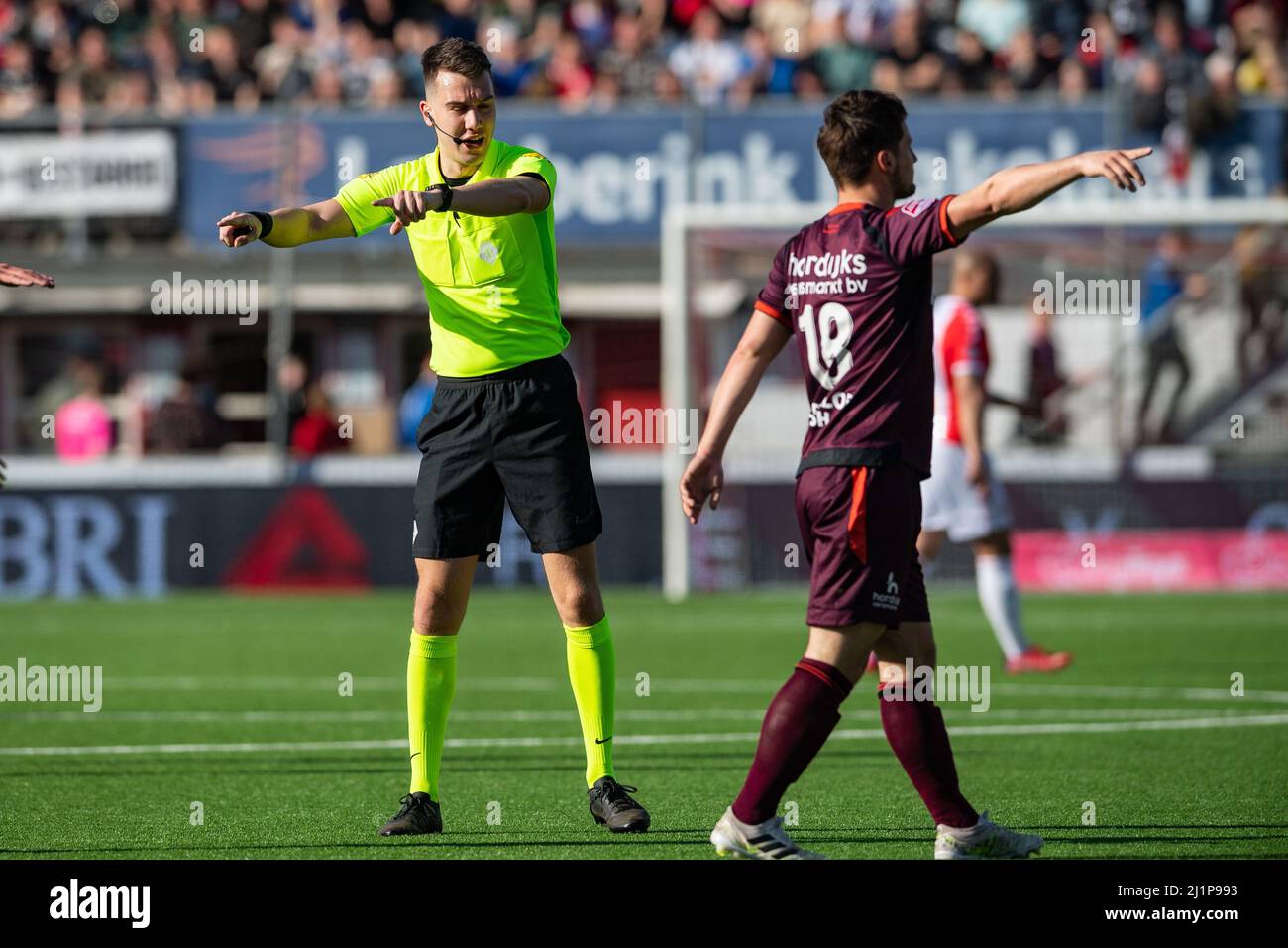 EMMEN, Stadium Oude Meerdijk, 27-03-2022 , season 2021 / 2022 , Dutch Keuken Kampioen Divisie ...