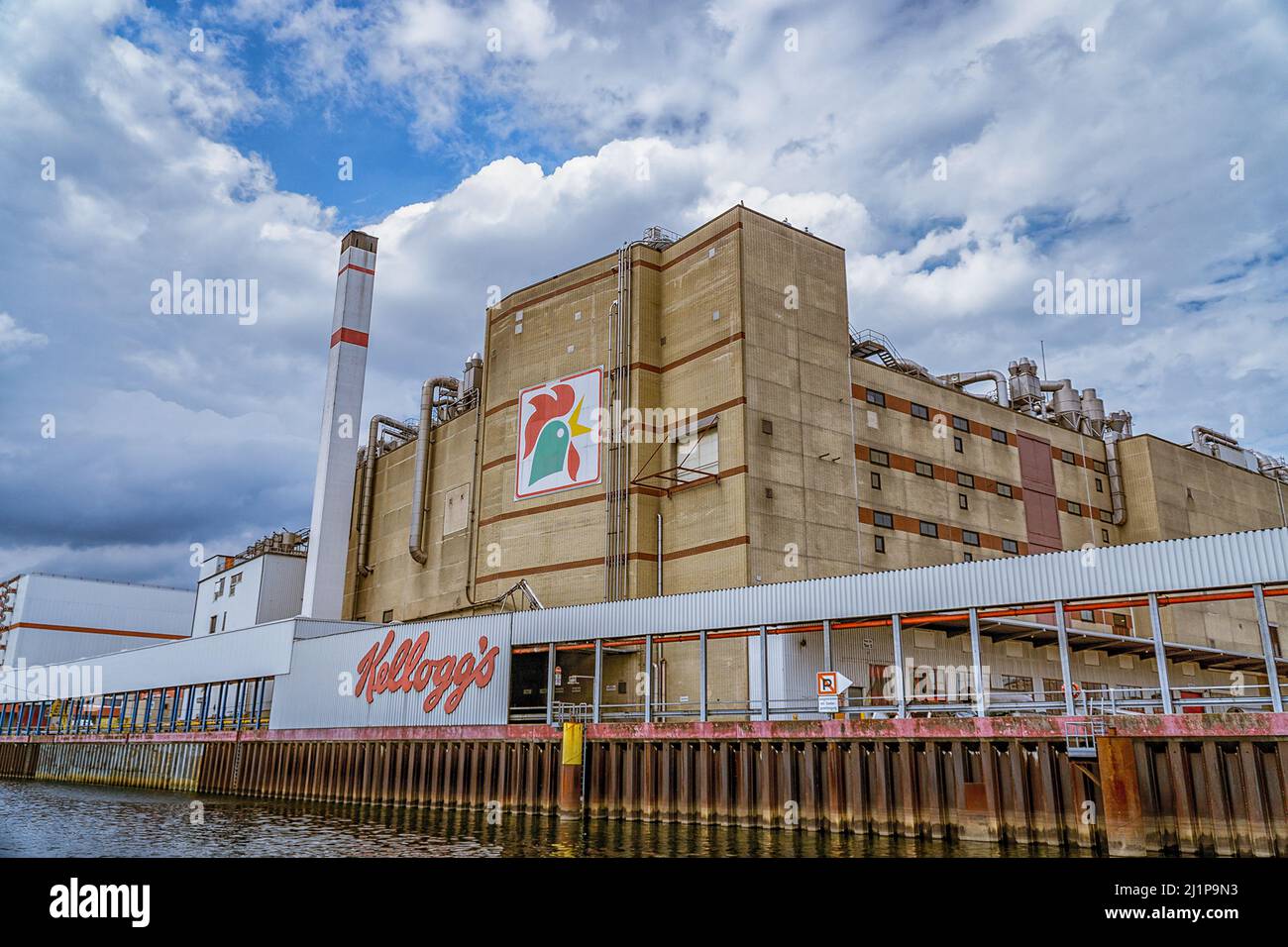 a photo of Kellogs factory in Germany Stock Photo - Alamy