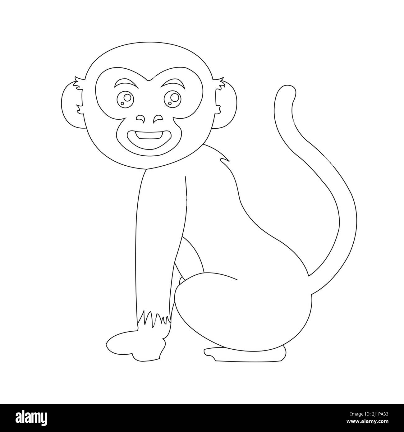 Monkey Outline