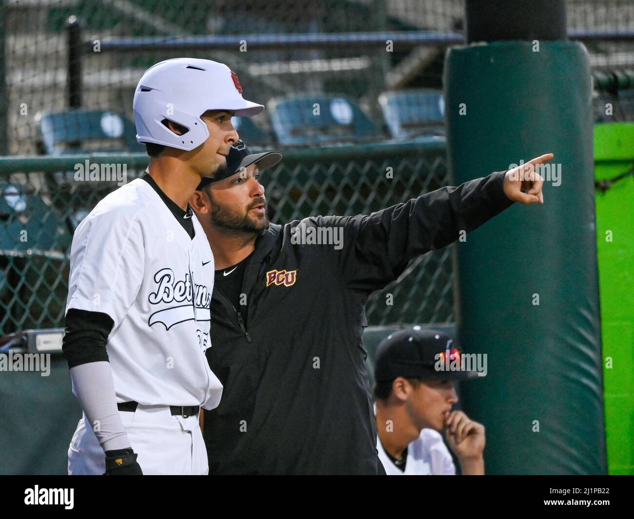 March 26, 2022 - Daytona Beach, FL, U.S: Bethune Cookman head coach ...