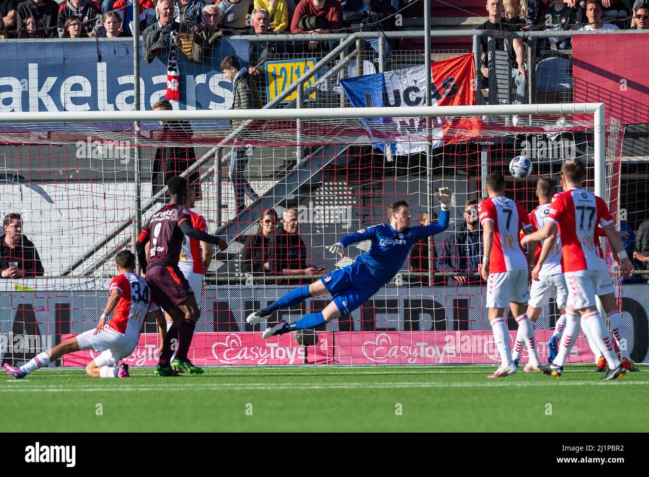 EMMEN, Stadium Oude Meerdijk, 27-03-2022 , season 2021 / 2022 , Dutch Keuken Kampioen Divisie ...