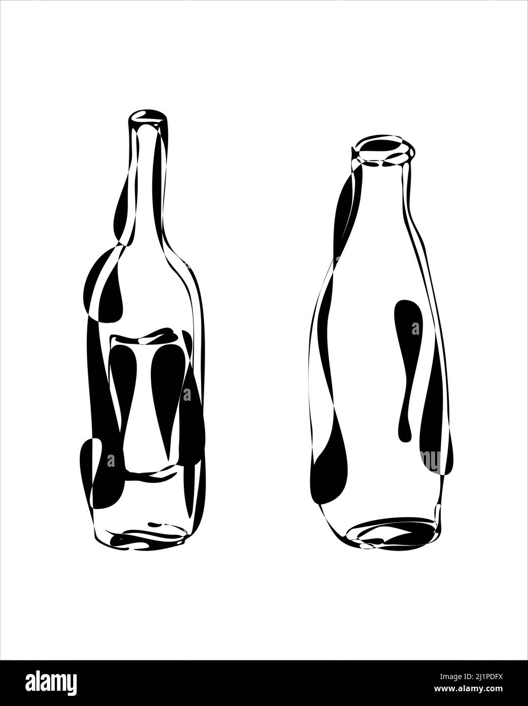 Line art abstract grape Black and White Stock Photos & Images - Alamy