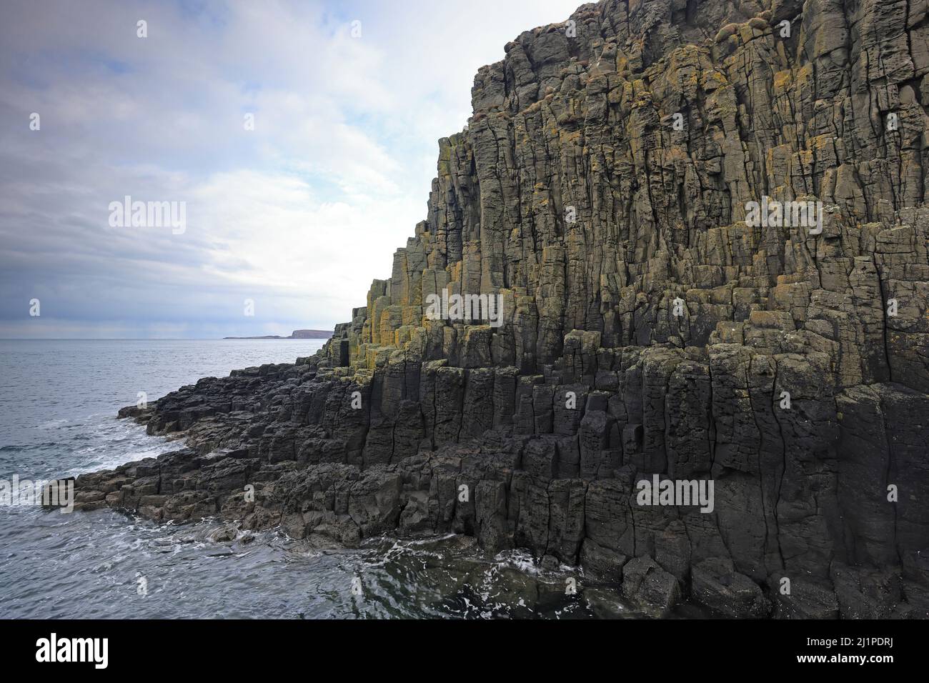 Basalt Columns at Camas Mor Isle of Skye Scotland UK Stock Photo - Alamy