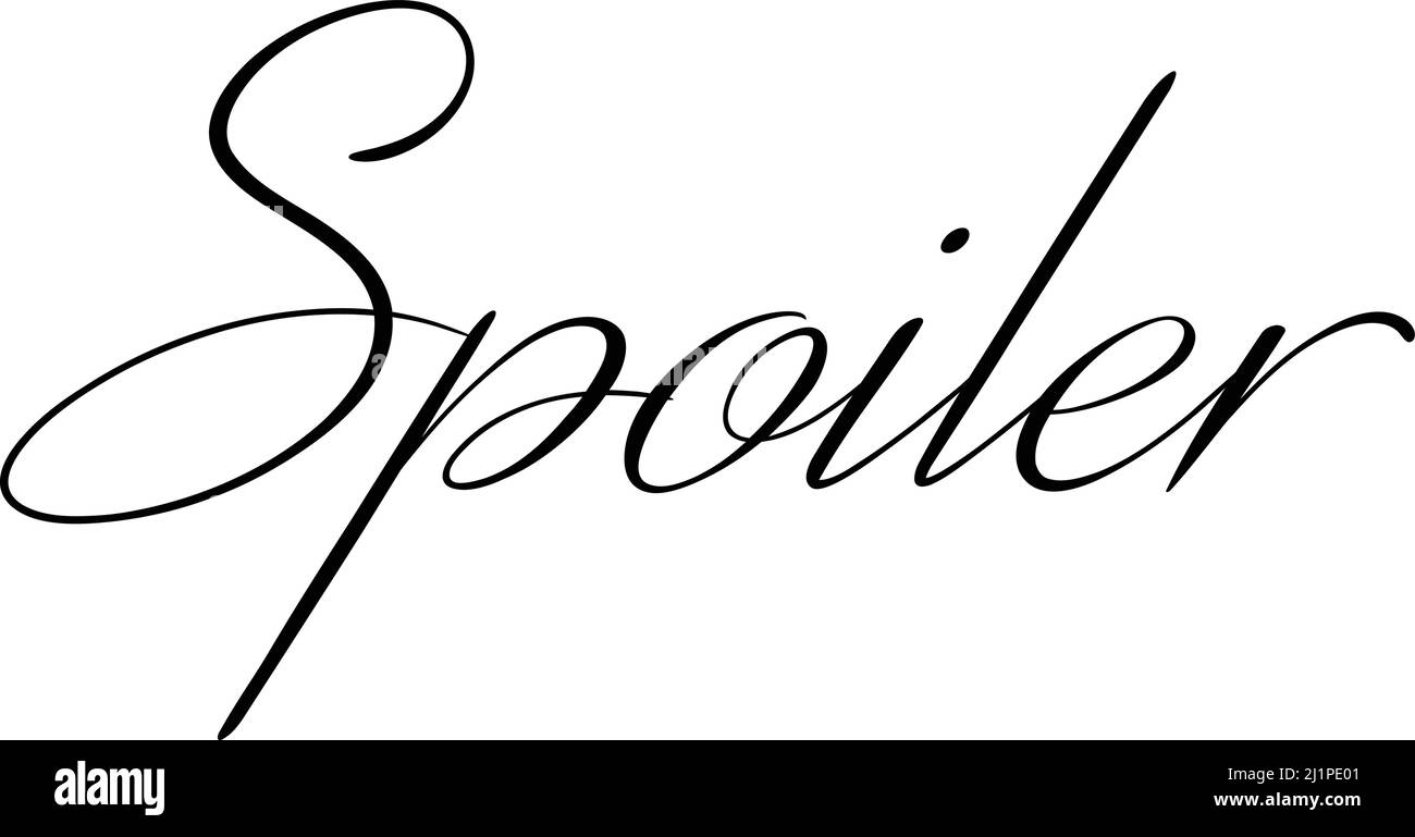 Spoiler text sign illustration on whithe background Stock Vector Image ...