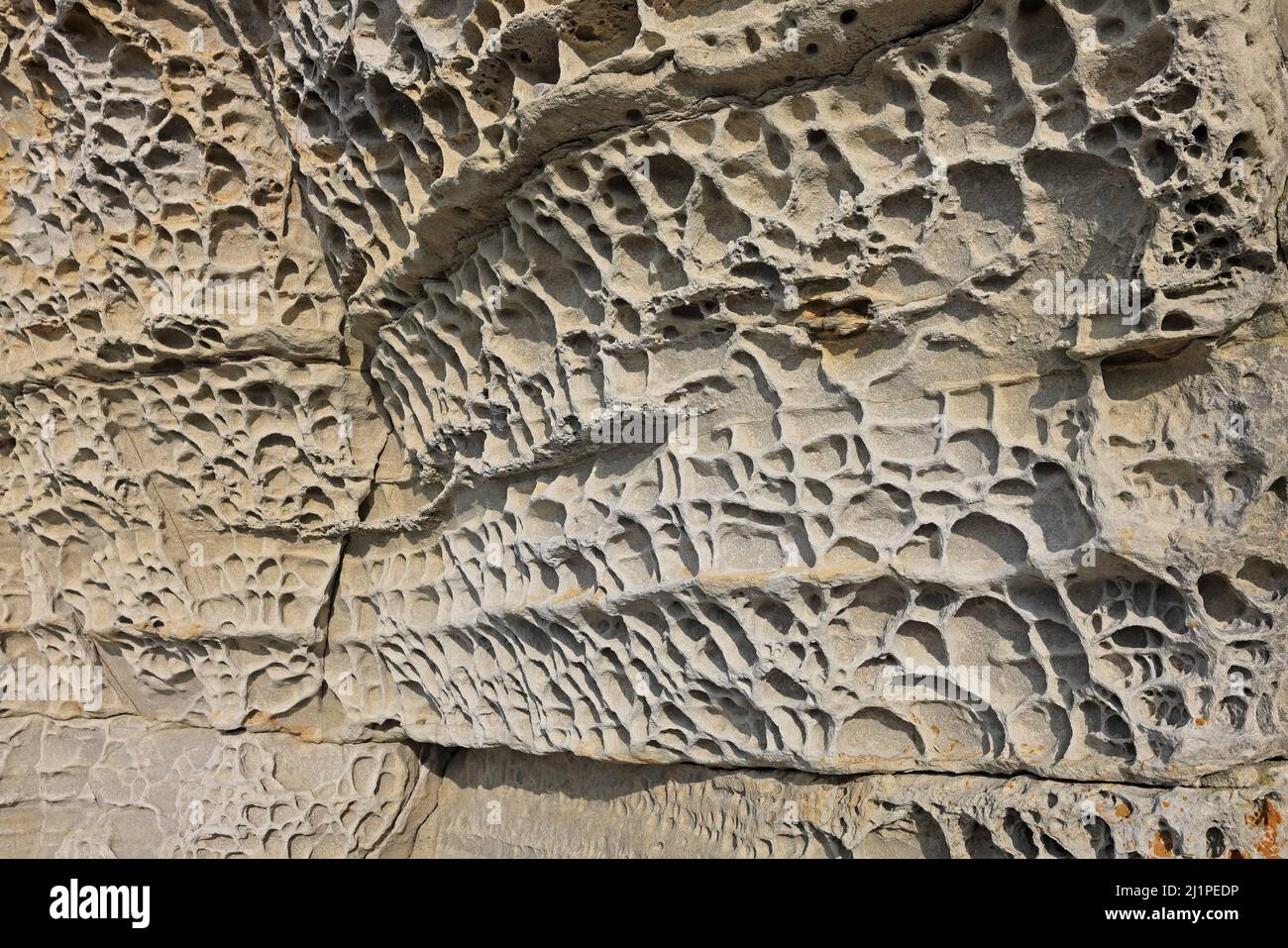 Close up detail of the Limestone cliffs at Elgol isle of Skye Scotland ...