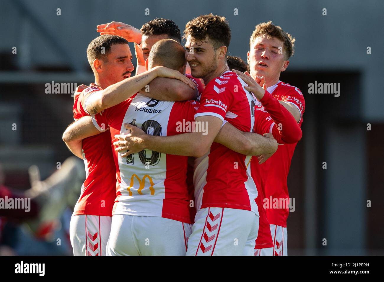 EMMEN, Stadium Oude Meerdijk, 27-03-2022 , season 2021 / 2022 , Dutch Keuken Kampioen Divisie ...