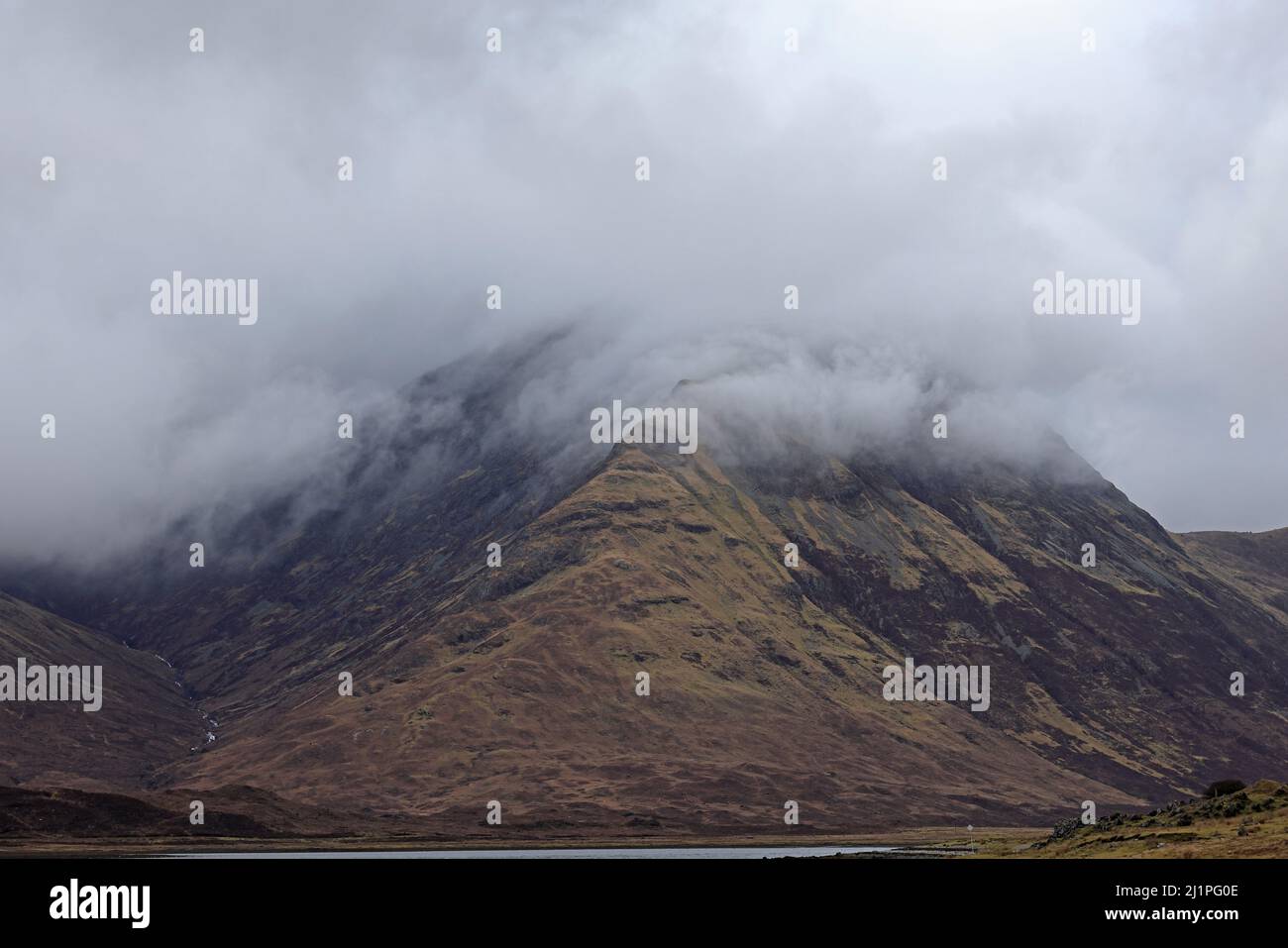 Clouds over the Torrin Hills on the Isle of Skye Scotland UK Stock ...