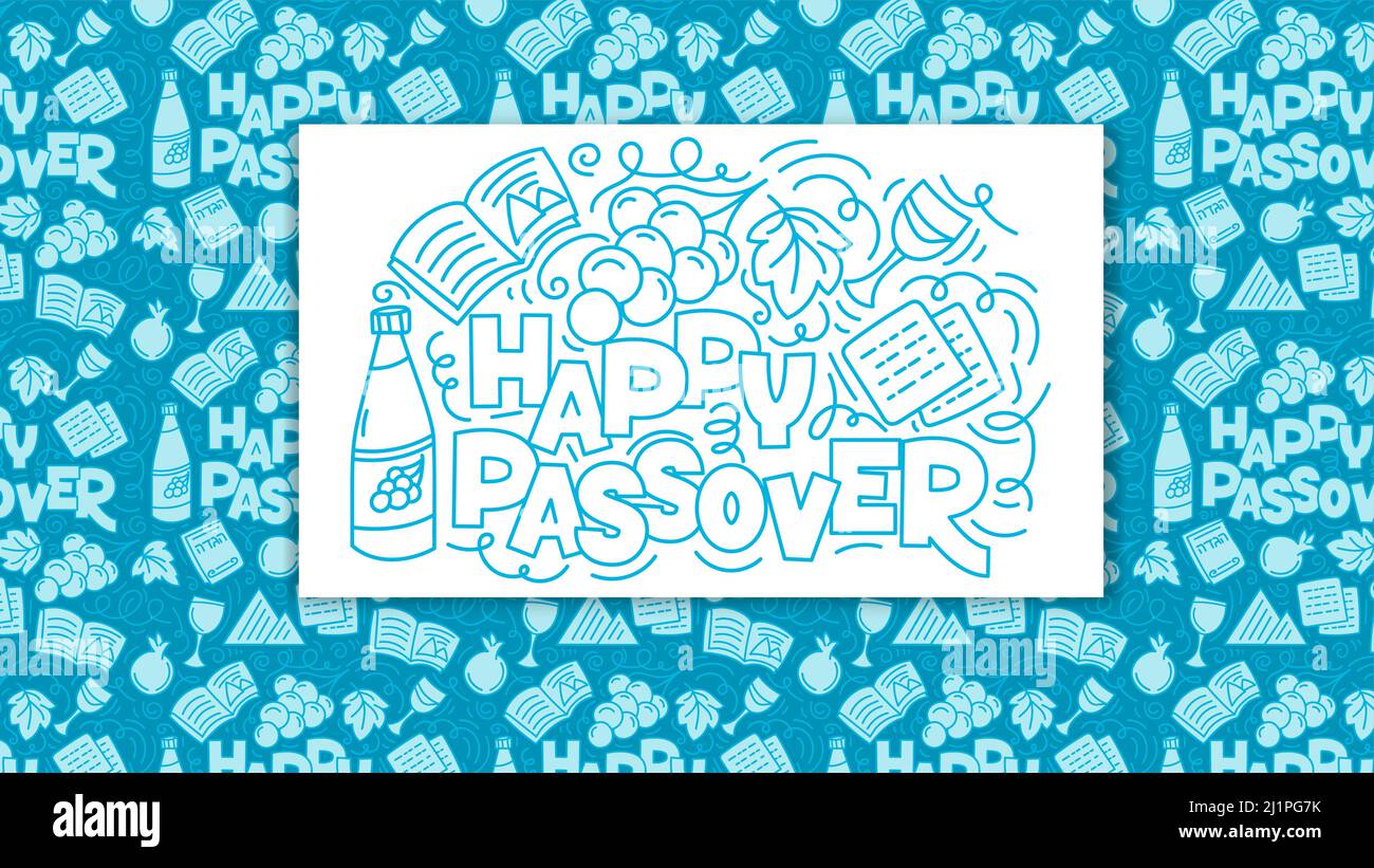 Passover blue background Stock Vector Image & Art - Alamy