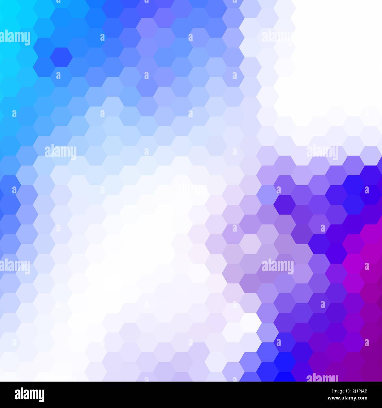 Polygonal Hex blue Gradient for Background. Texture Background. Vector ...