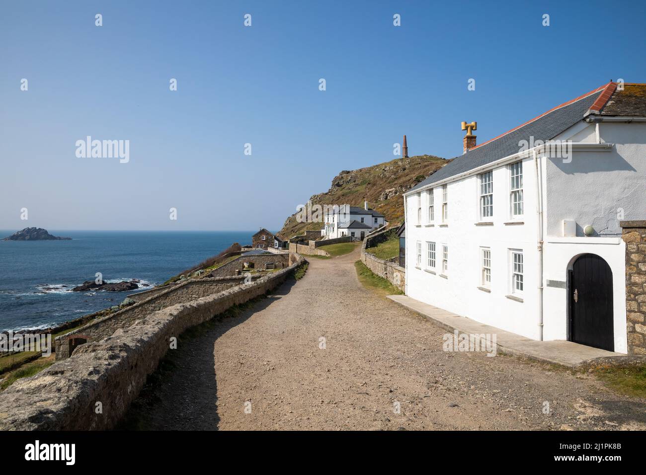 Houses in Cape Cornwall, Cornwall,UK Stock Photo - Alamy