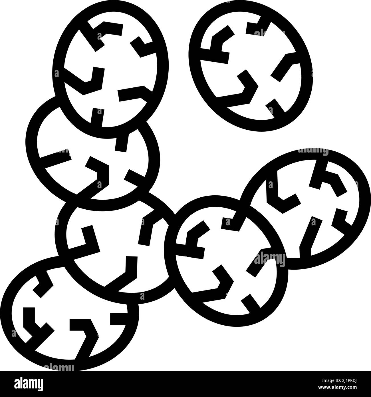 Millet seed line icon Cut Out Stock Images & Pictures - Alamy