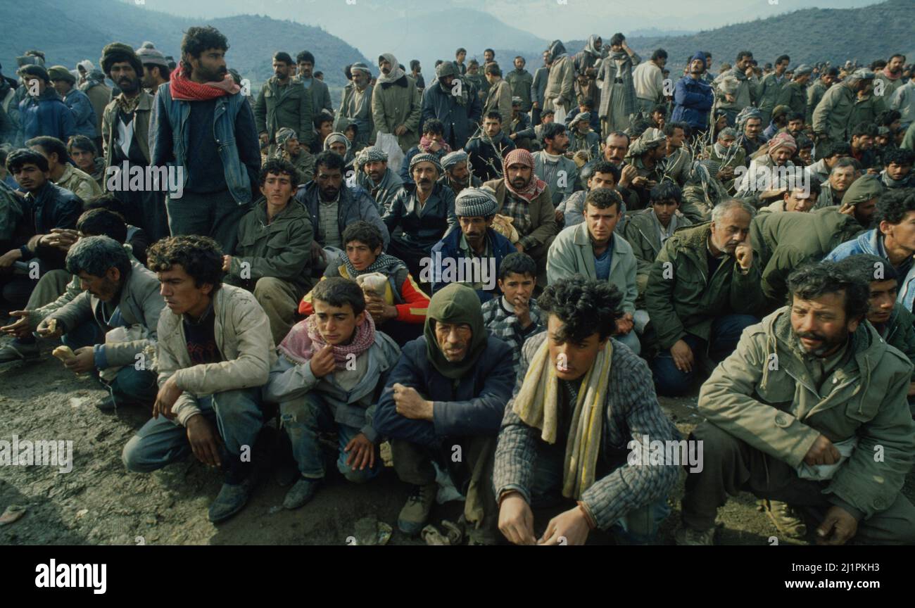 Kurdish Refugees at Isik Veren Mountain in Turkey Stock Photo - Alamy