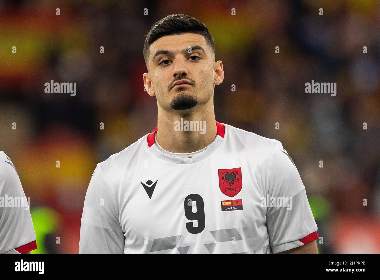 Armando Broja of Albania during the International Friendly football ...