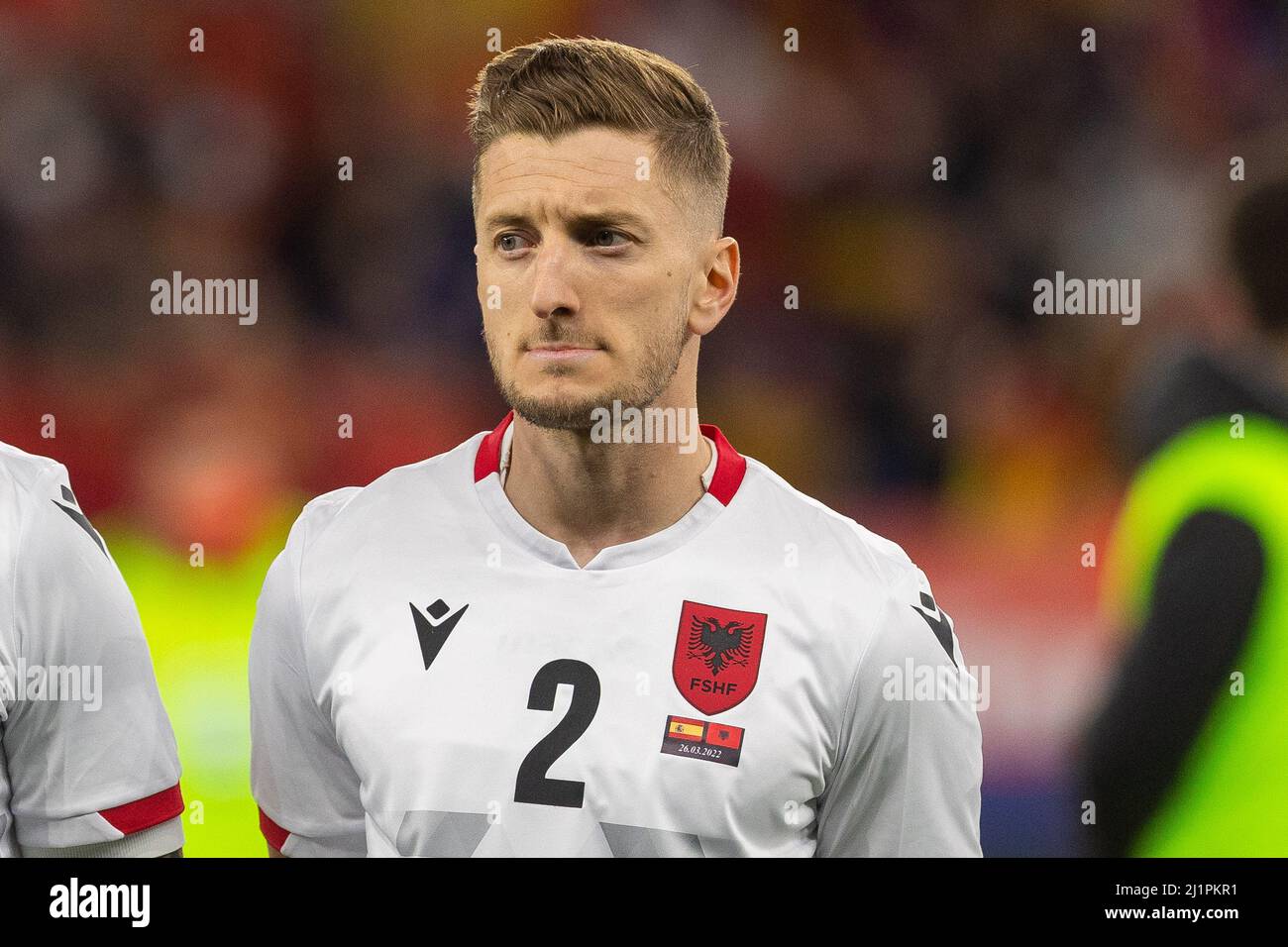 Ivan Balliu of Albania during the International Friendly football match ...