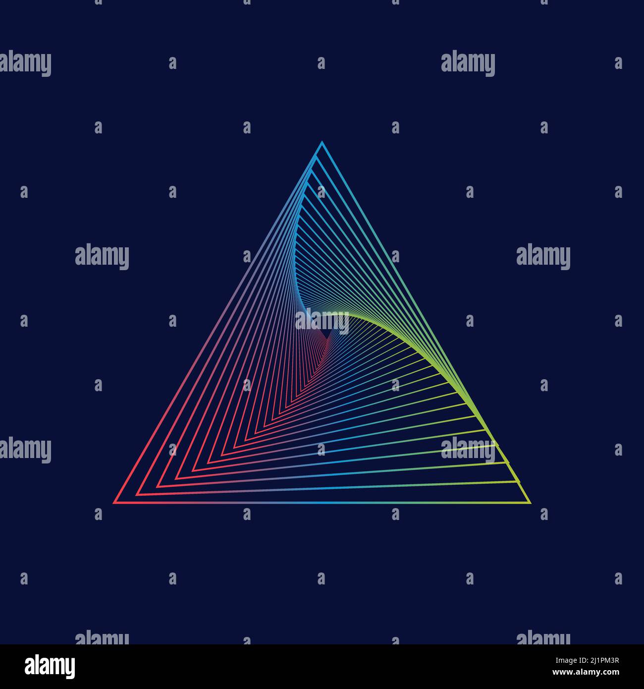 Neon triangle vector hi-res stock photography and images - Alamy