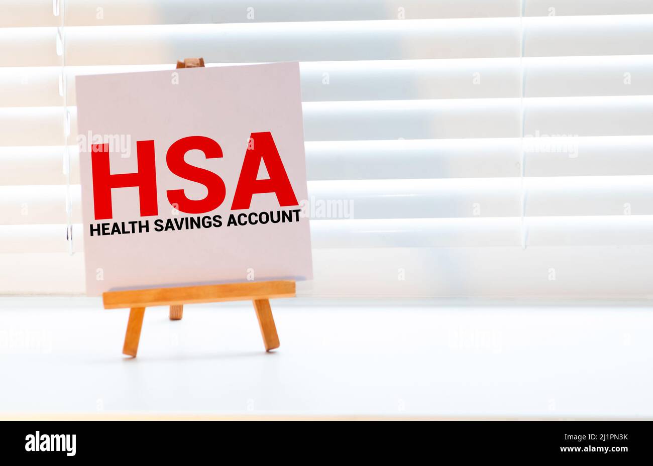Paper with HSA on a table business and financial concept Stock Photo ...