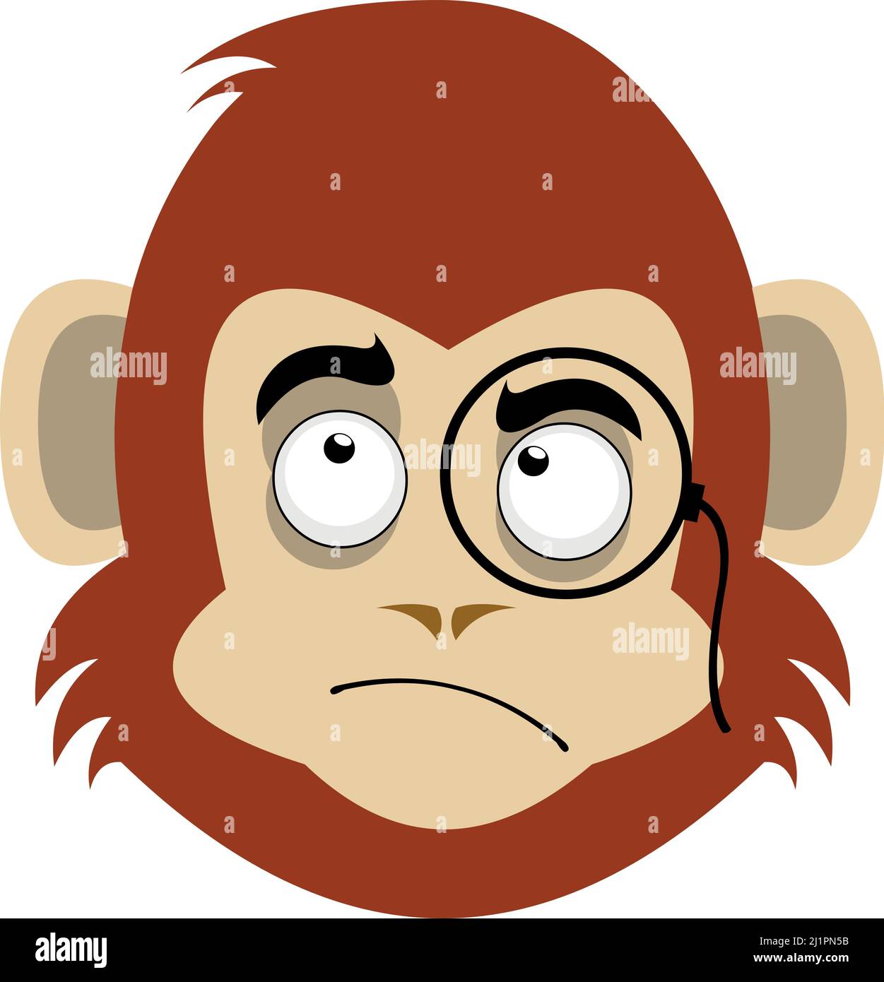 Red Monkey Cartoon