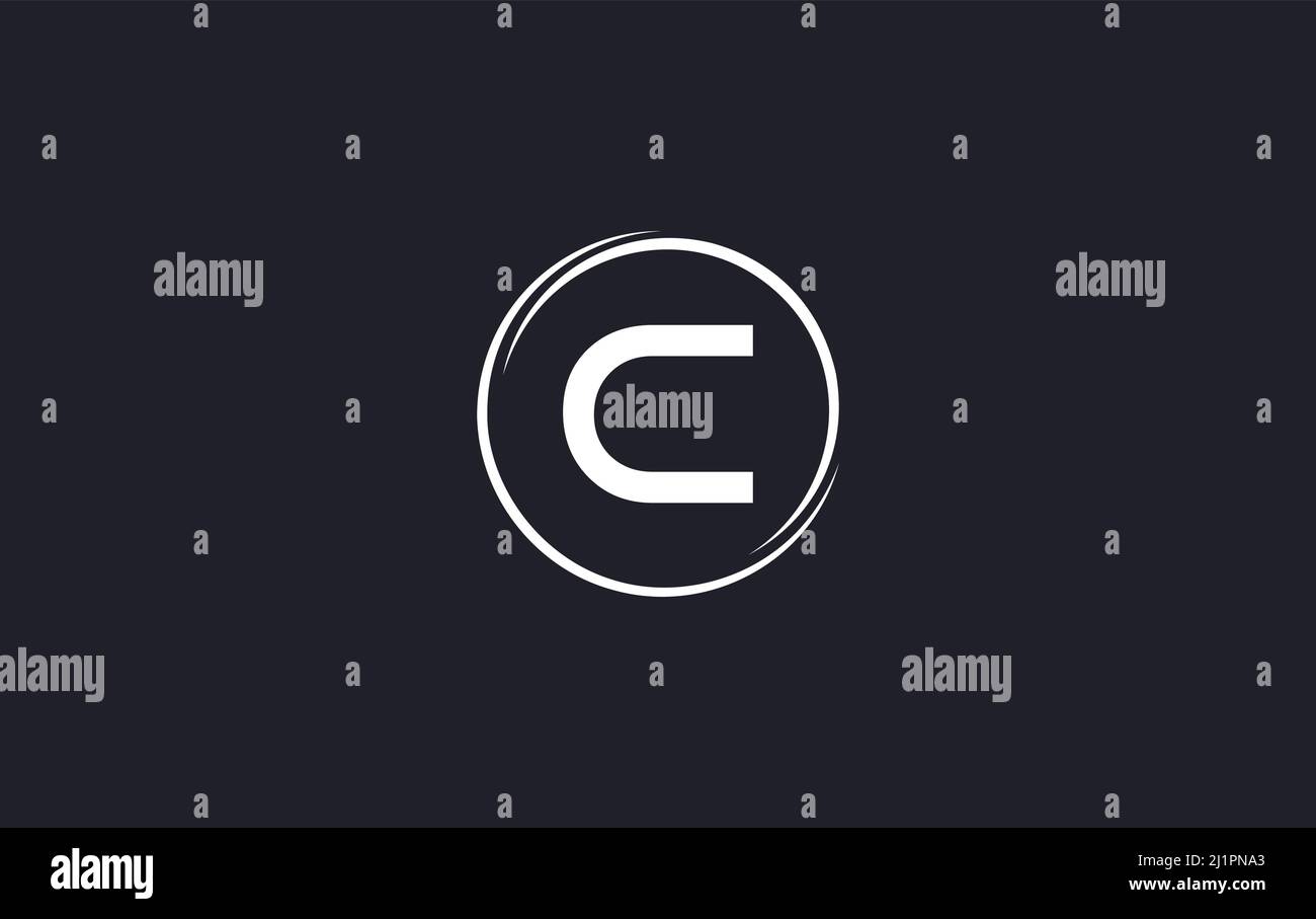 Simple and unique alphabet art logo design vector with the letter Stock ...