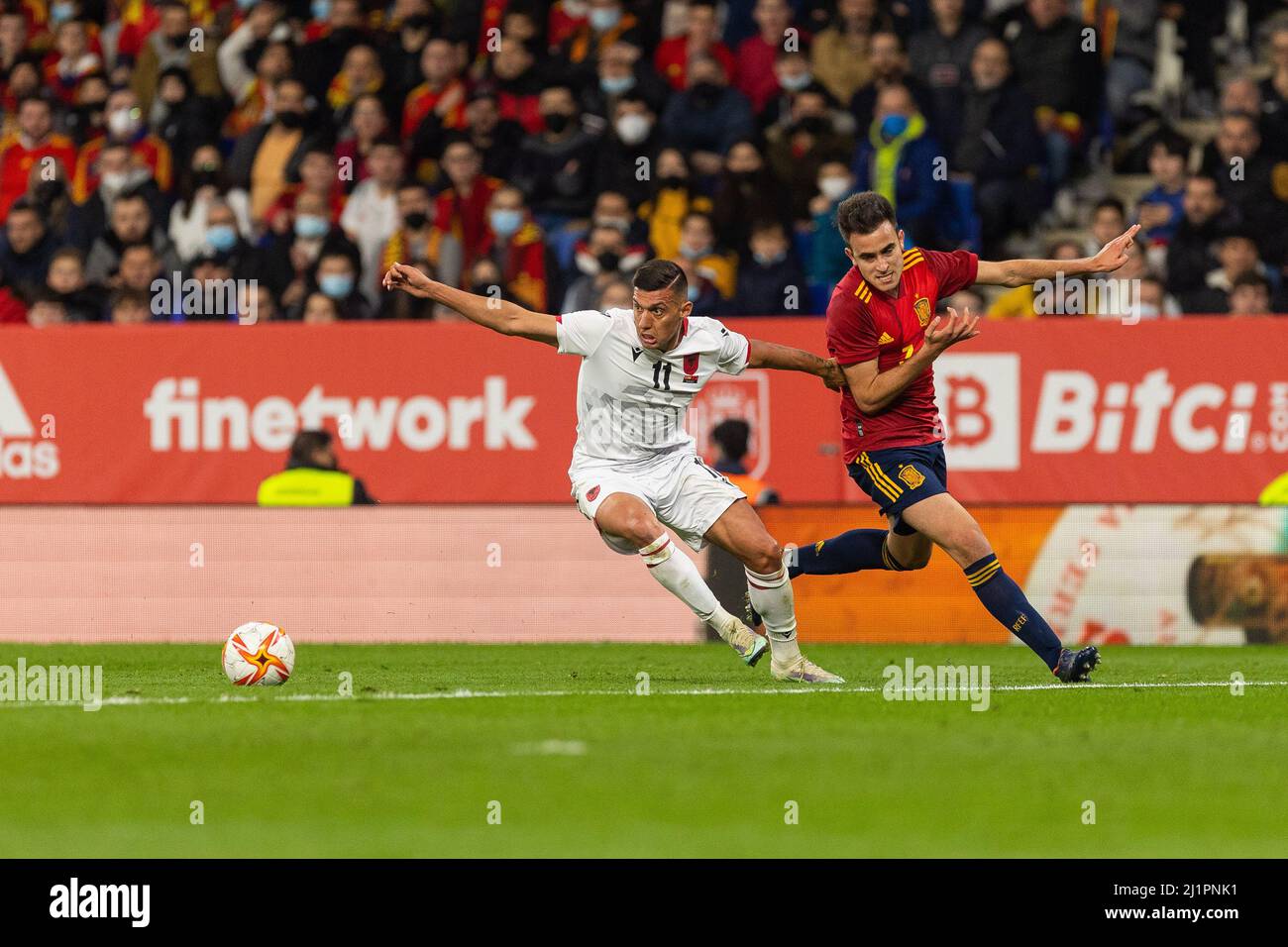 Myrto Uzuni of Albania during the International Friendly football match ...