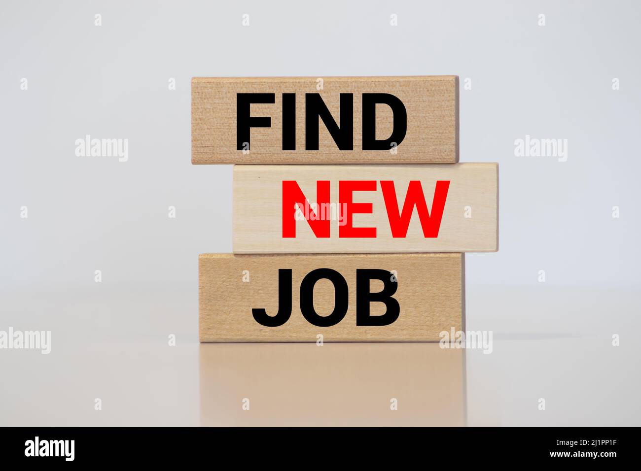 Find New Jobs word on wooden blocks using as background HR job ...