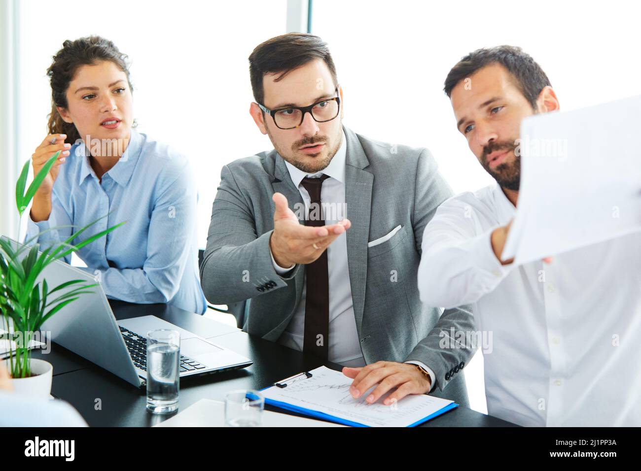 business meeting office conference team teamwork Stock Photo - Alamy