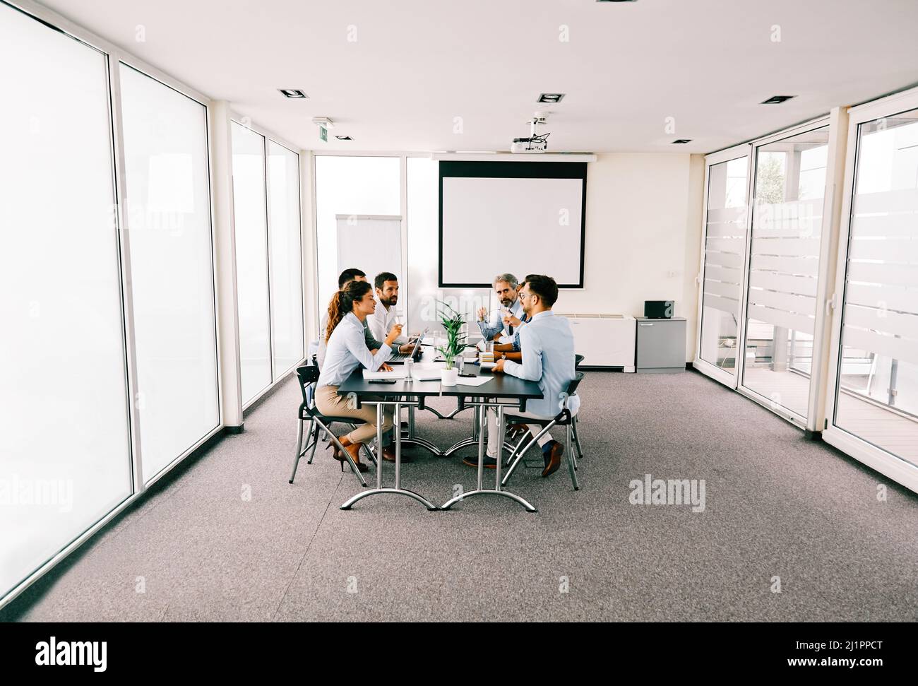 business meeting office conference team teamwork Stock Photo - Alamy