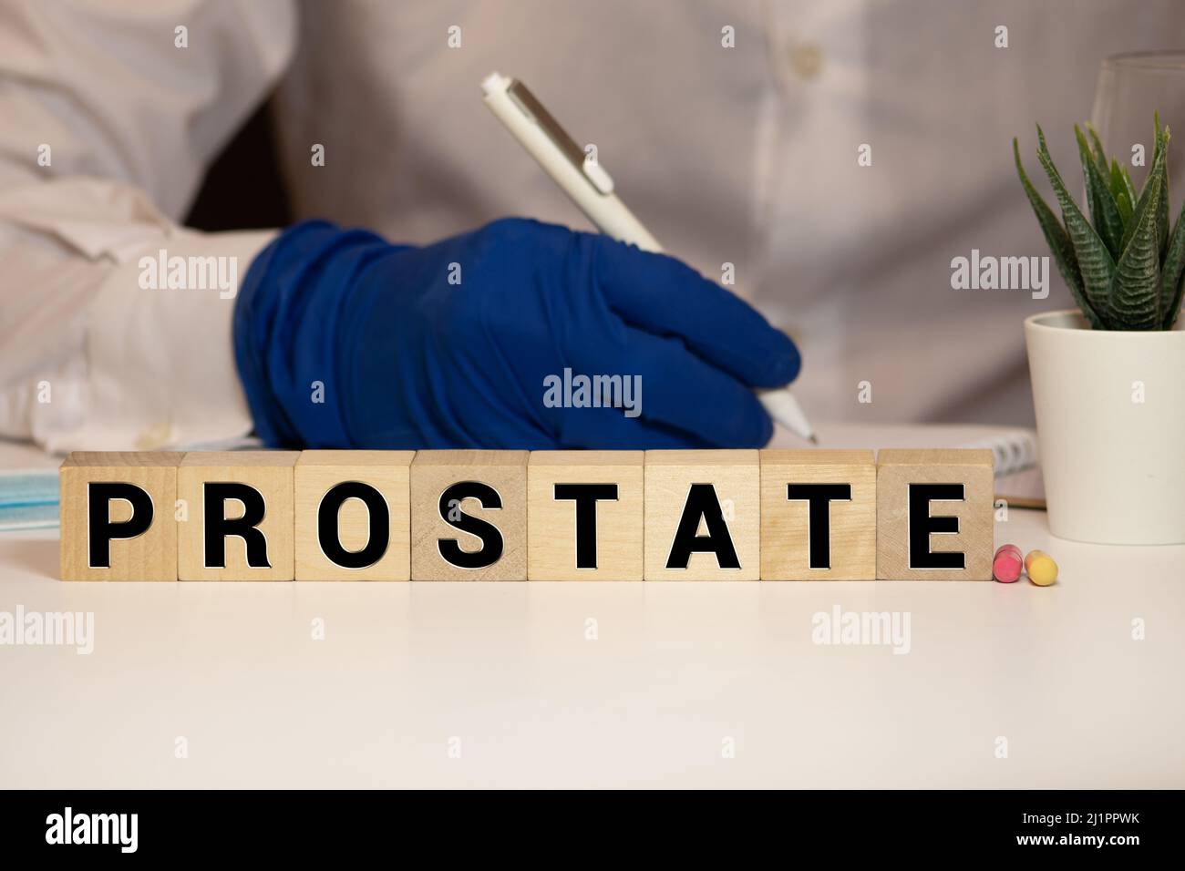 PROSTATE word made with building blocks, concept Stock Photo - Alamy