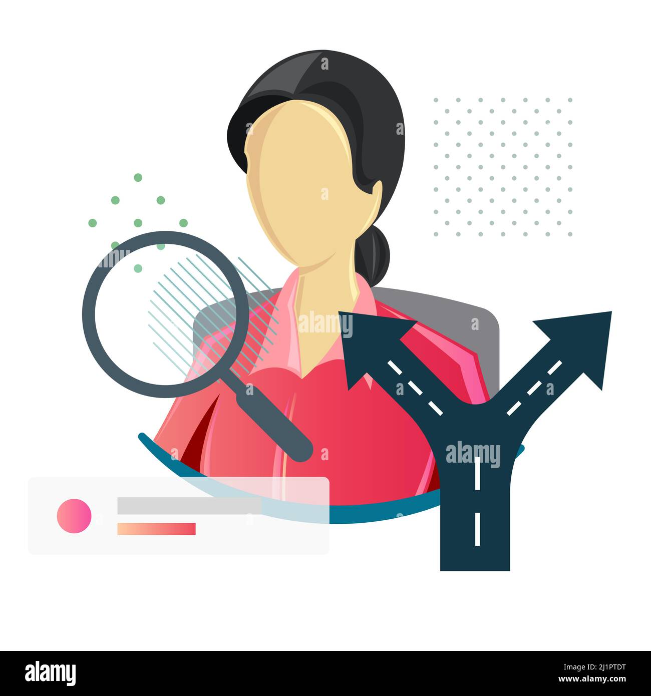 User Persona - Interview Candidate - Illustration as EPS 10 File Stock ...