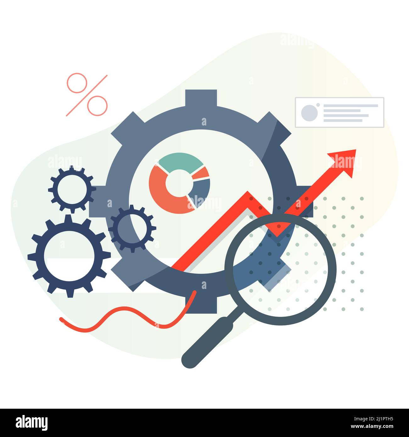 Business Process - Growth - Abstract Illustration as EPS 10 File Stock ...