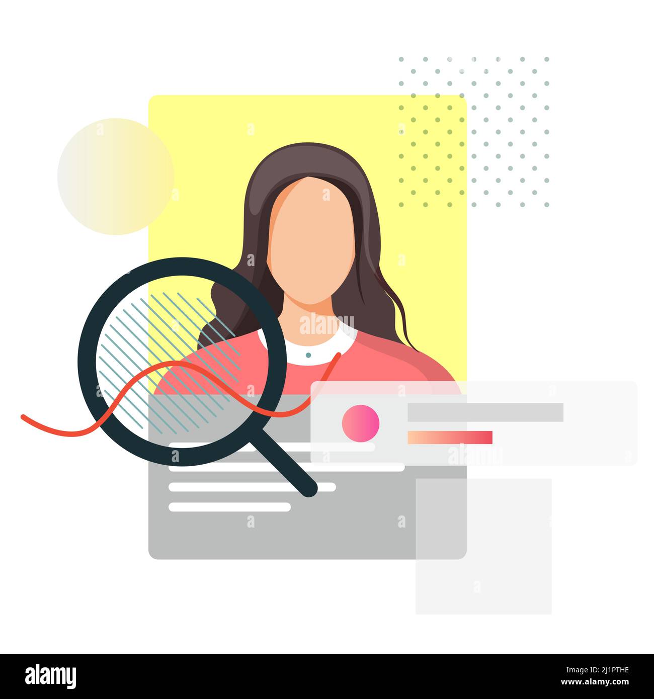 Job Interview - Candidate Validation - Illustration as EPS 10 File ...