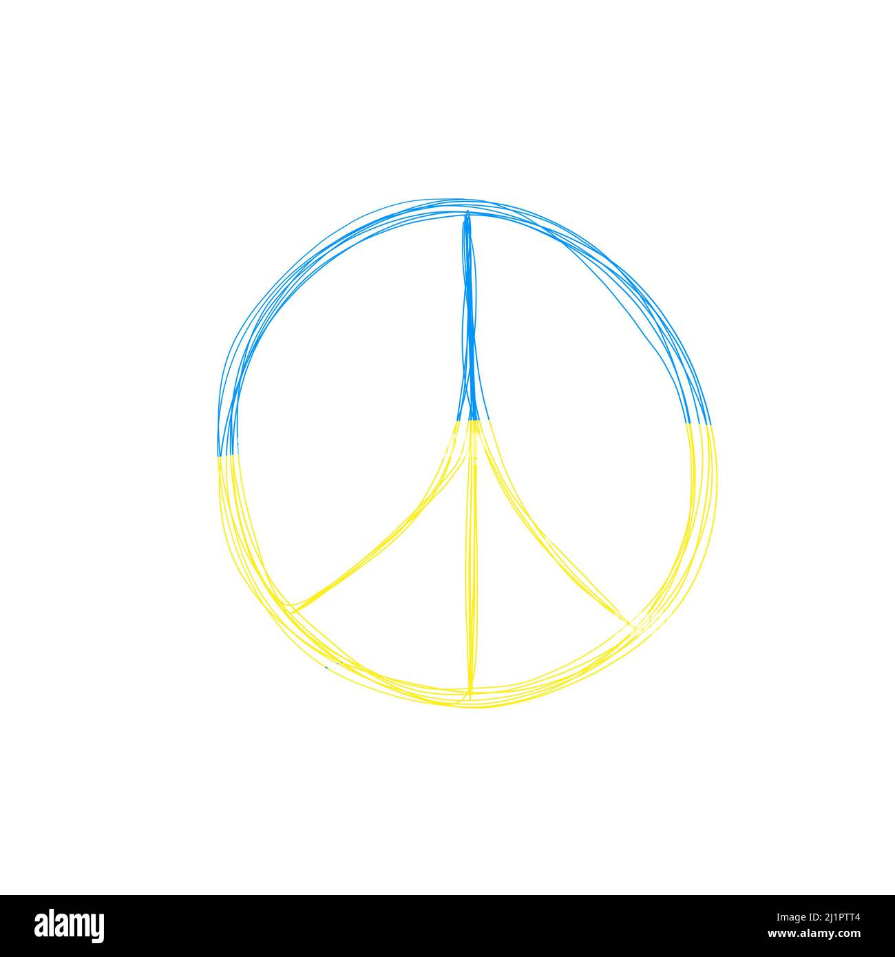 Ukraine peace symbols. Stay with ukraine. peace sign, let's pray for ...