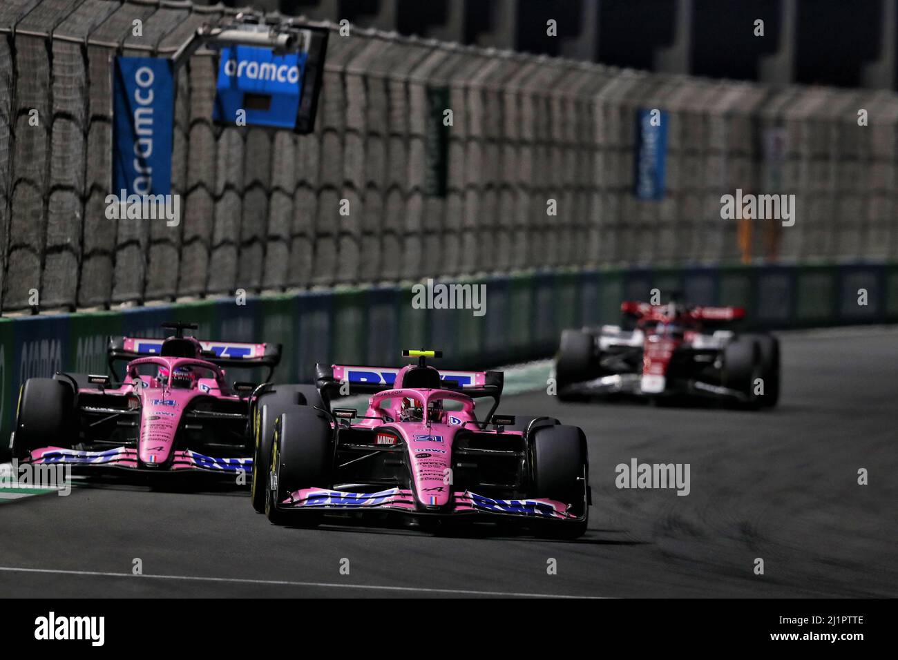 Esteban Ocon (FRA) Alpine F1 Team A522. Saudi Arabian Grand Prix, Sunday 27th March 2022. Jeddah ...