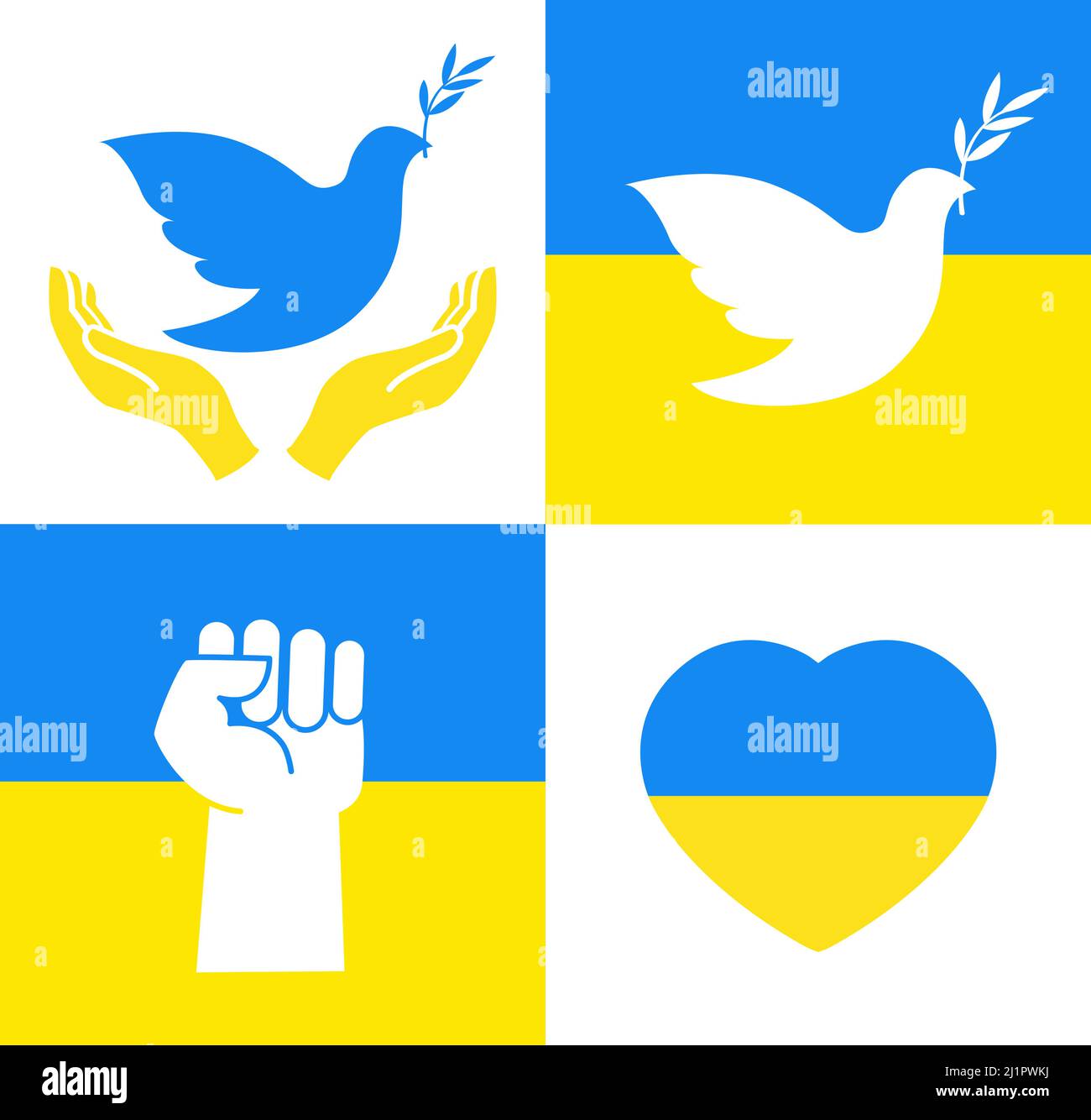 Sign help ukraine protest Stock Vector Images - Alamy