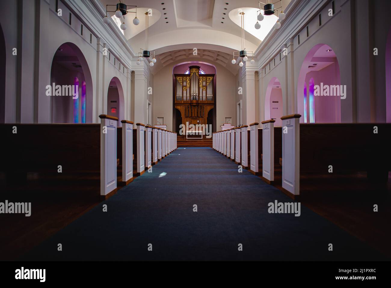 The interior of Paris-Yates Chapel in Oxford Stock Photo - Alamy