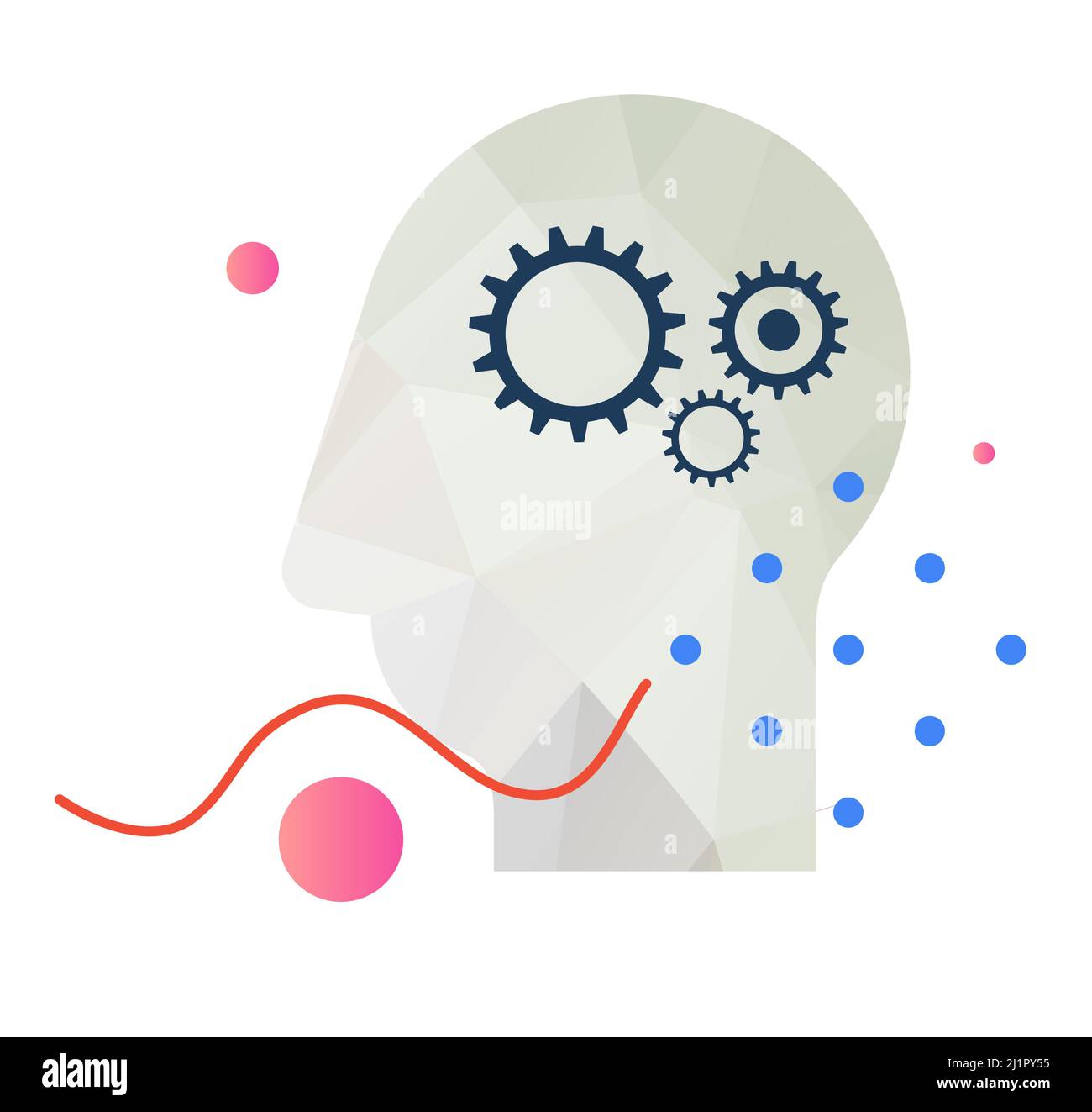 Human brain composition Stock Vector Images - Alamy