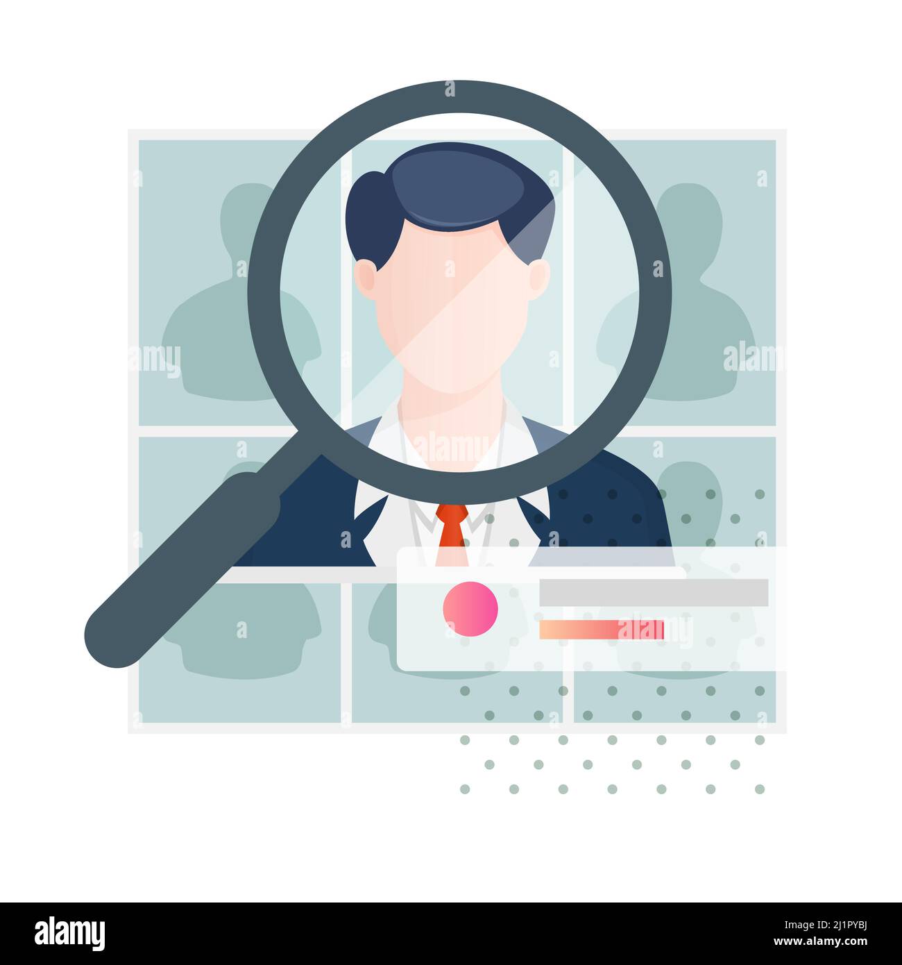 User Persona - Interview Candidate - Illustration as EPS 10 File Stock ...