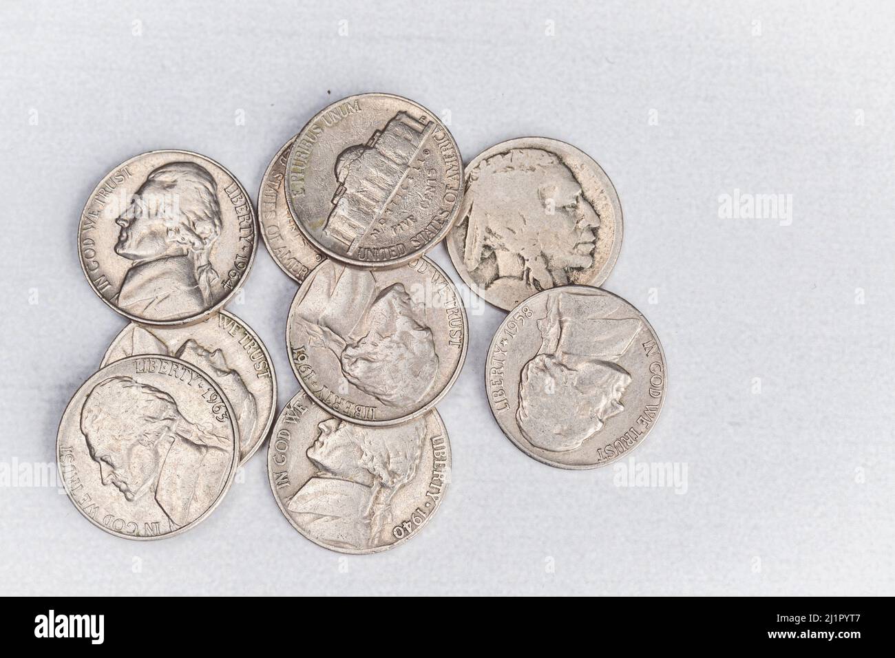Five cent coins hi-res stock photography and images - Alamy