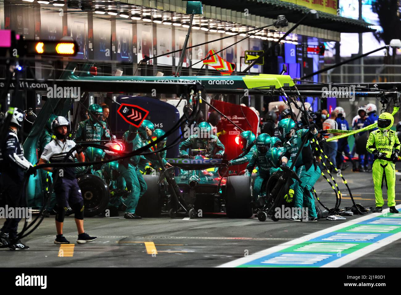 Nico Hulkenberg (GER) Aston Martin F1 Team Reserve Driver AMR22 makes a ...