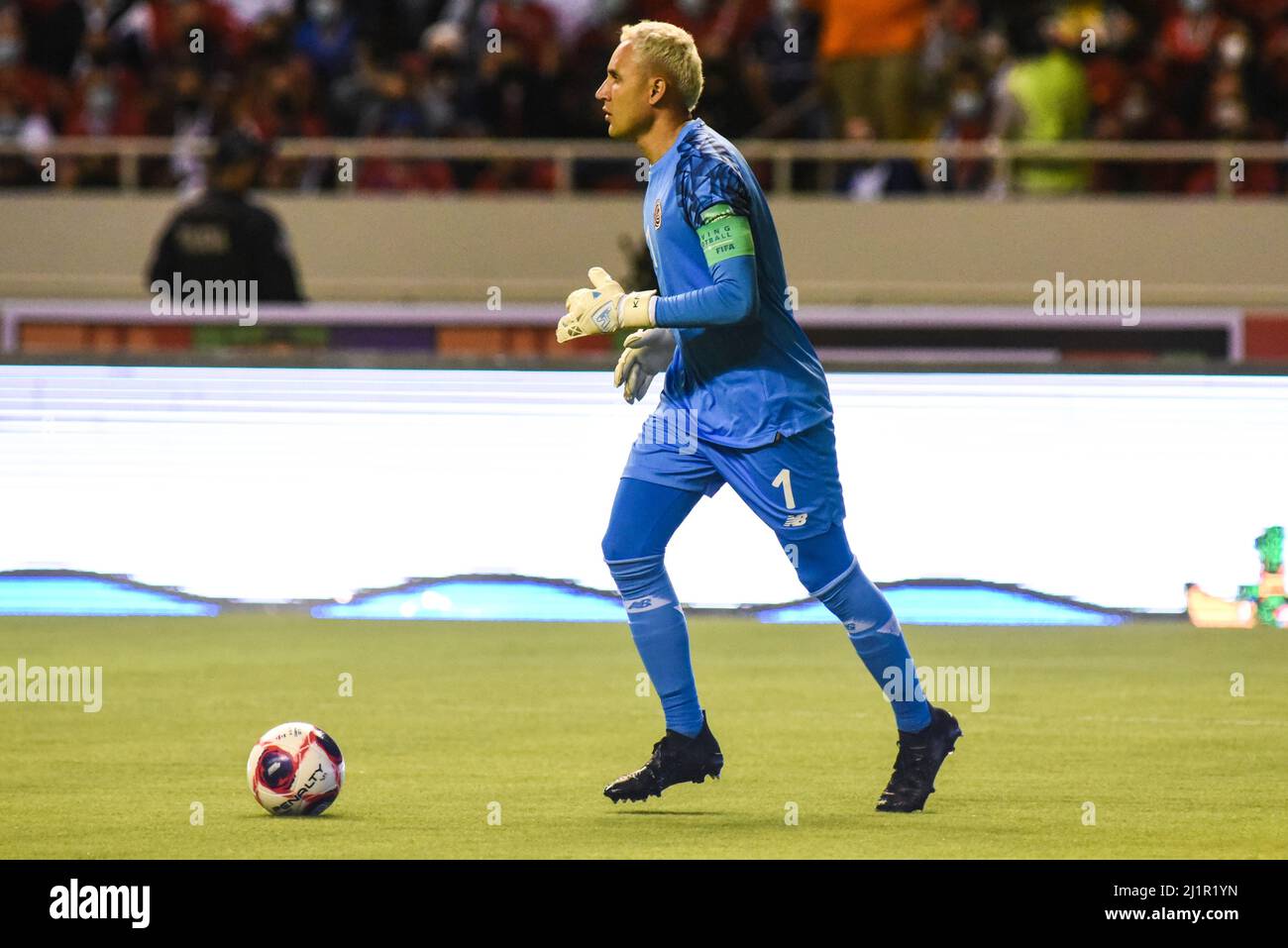 SAN JOSE, Costa Rica: Keylor Navas, costarican goalkeeper, during the 1 ...