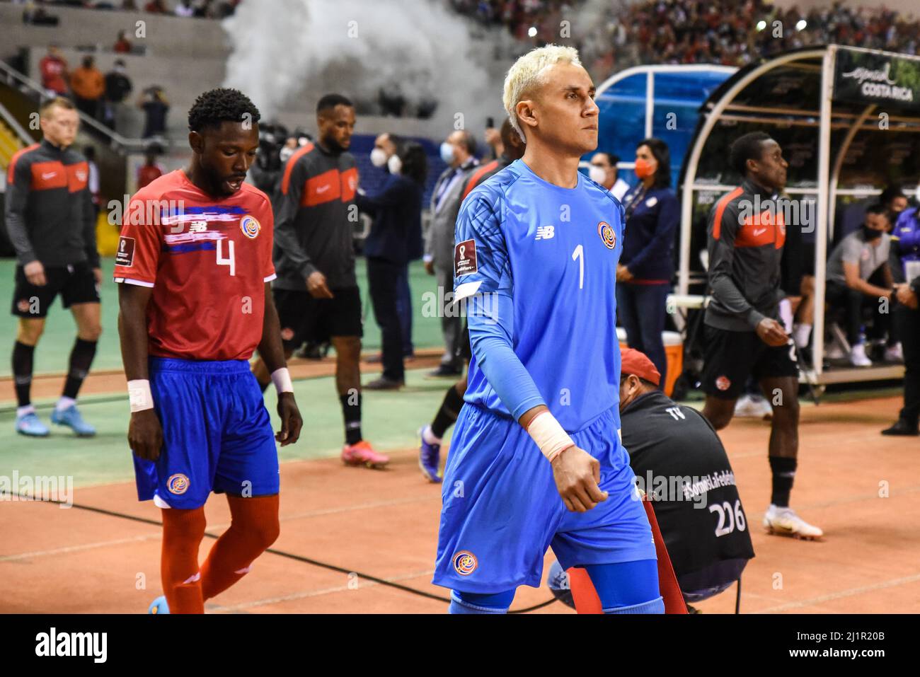 SAN JOSE, Costa Rica: Keylor Navas, costarican goalkeeper, during the 1 ...