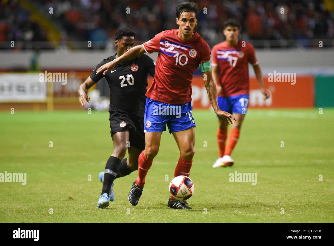 SAN JOSE, Costa Rica: Bryan Ruiz, costarican player, during the 1-0 ...