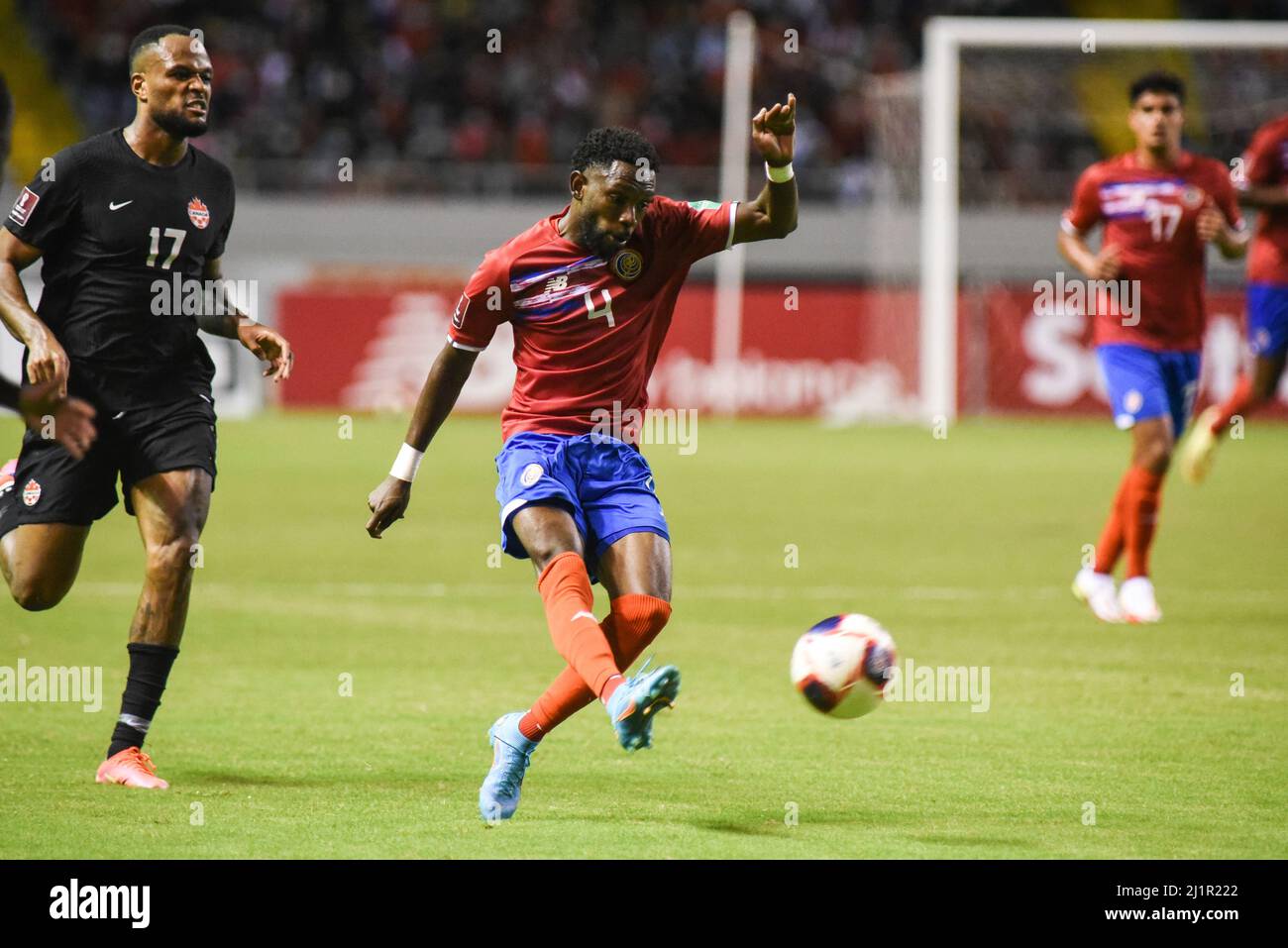 SAN JOSE, Costa Rica: Keysher Fuller, costarican player, during the 1-0 ...