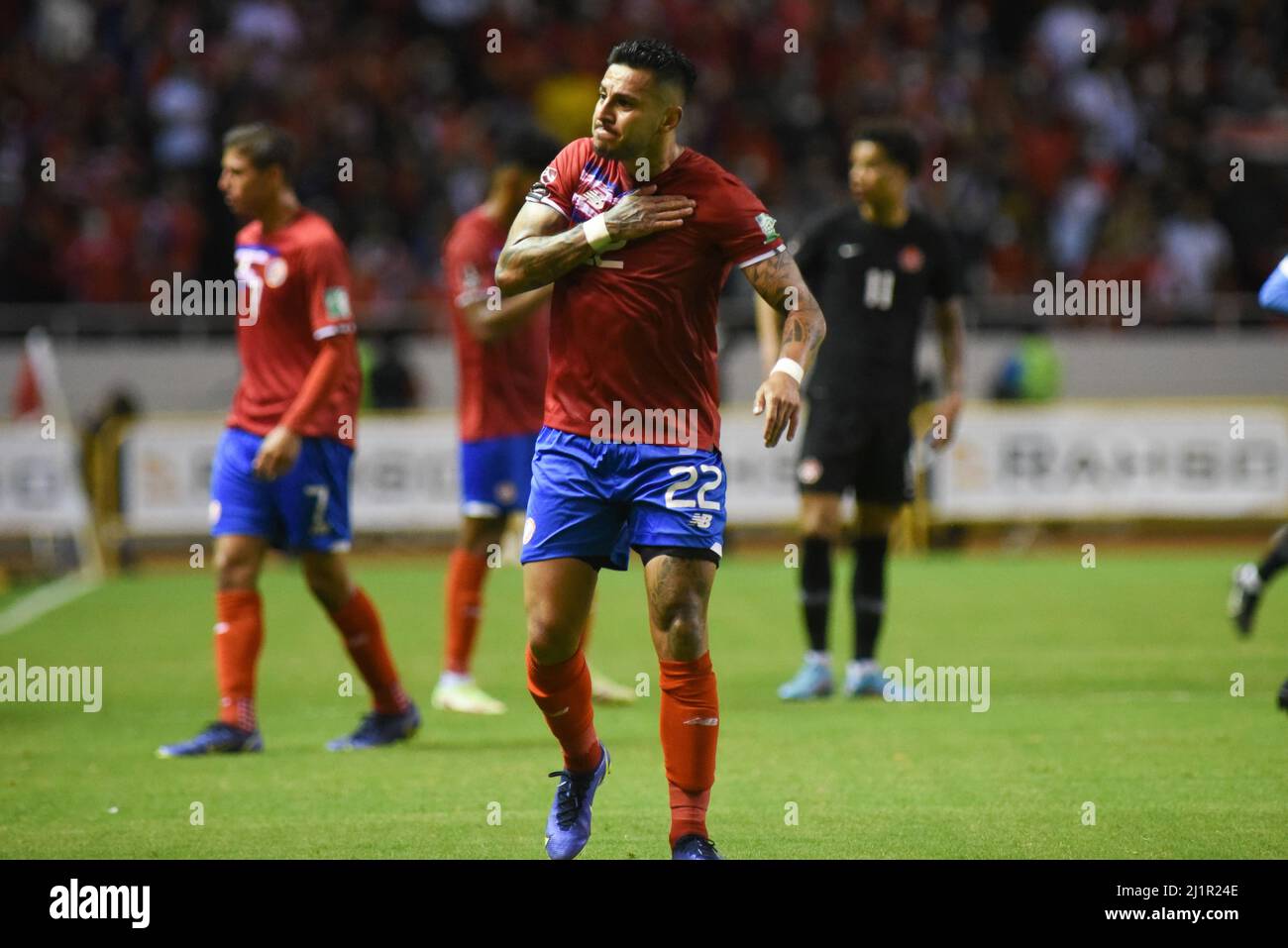 SAN JOSE, Costa Rica: Ronald Matarrita, costarican player, during the 1 ...
