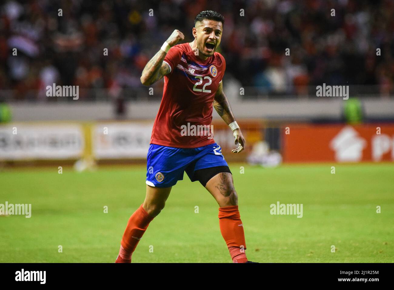 SAN JOSE, Costa Rica: Ronald Matarrita, costarican player, during the 1 ...